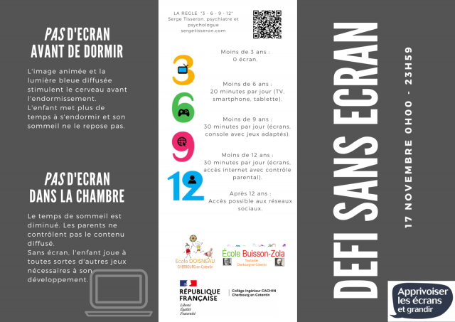 24 heures sans écran (UN DEFI A RELEVER !). - Apprendre entre les gouttes